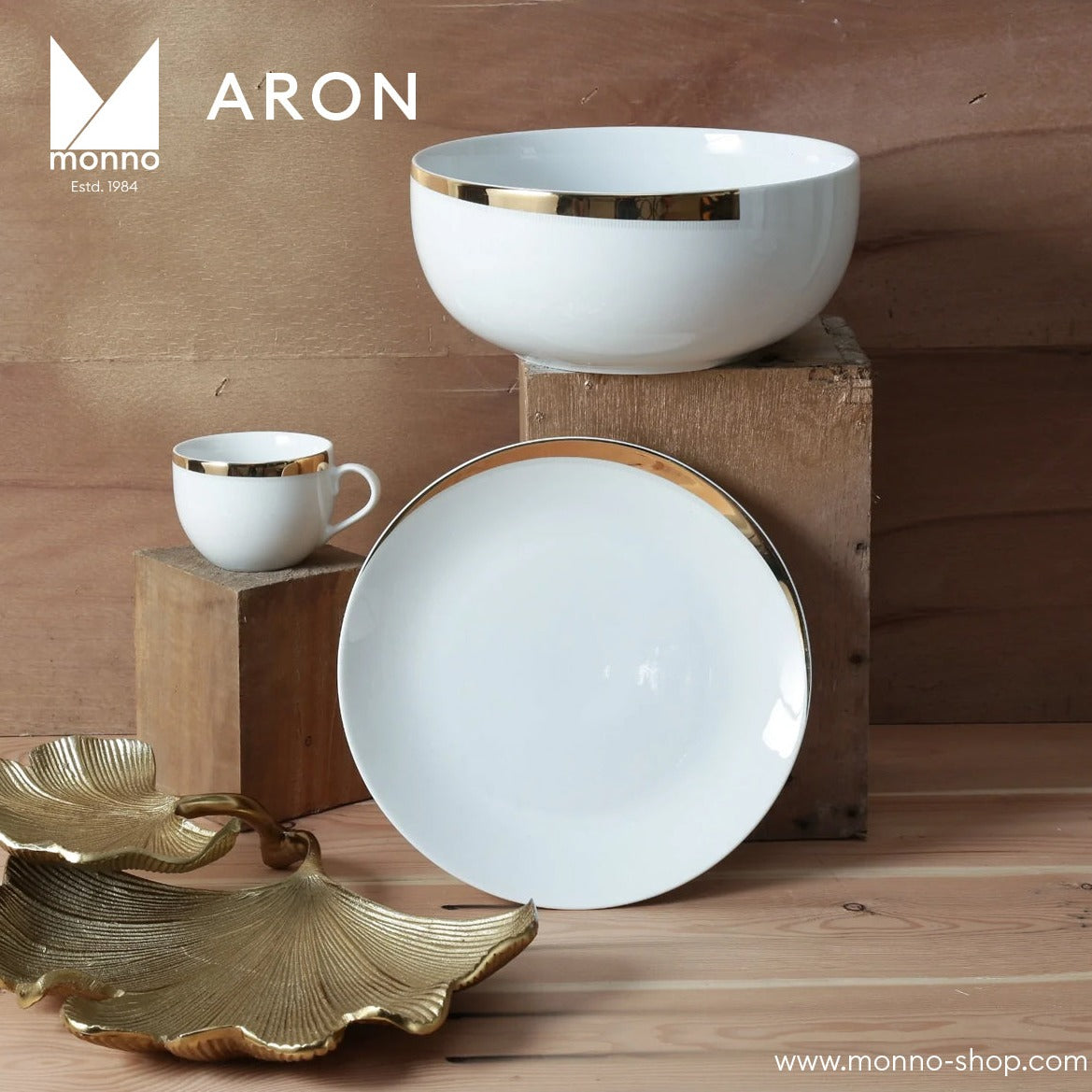 Aron Porcelain Dinner Set – Monno Ceramic