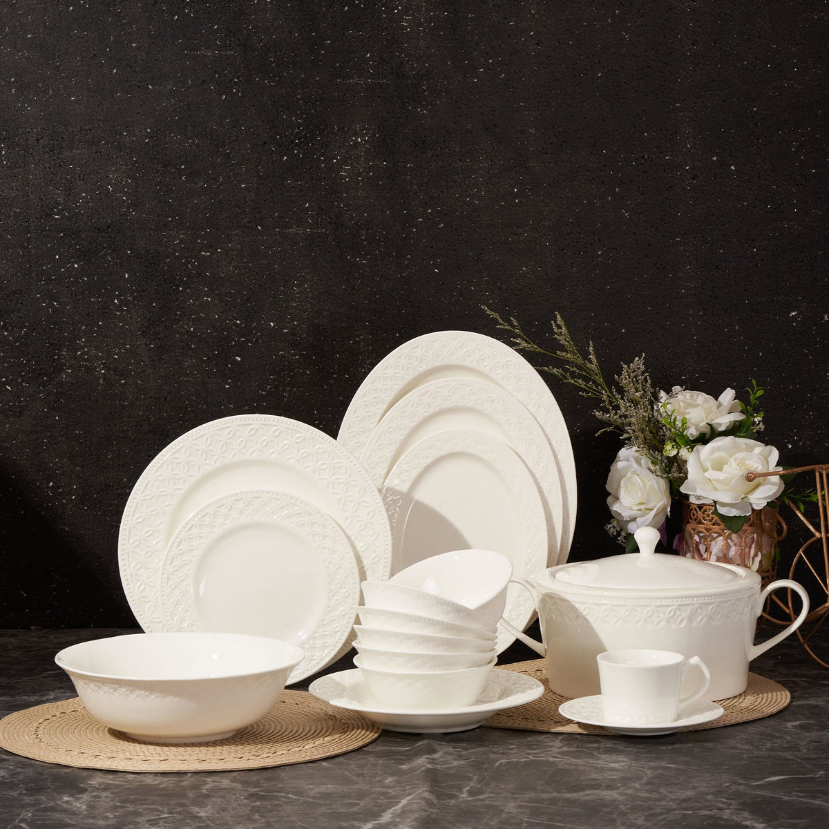 Arabella Dinner Set – Monno Ceramic