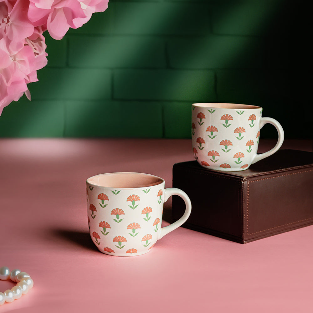 Blush Bloom Mug – Monno Ceramic