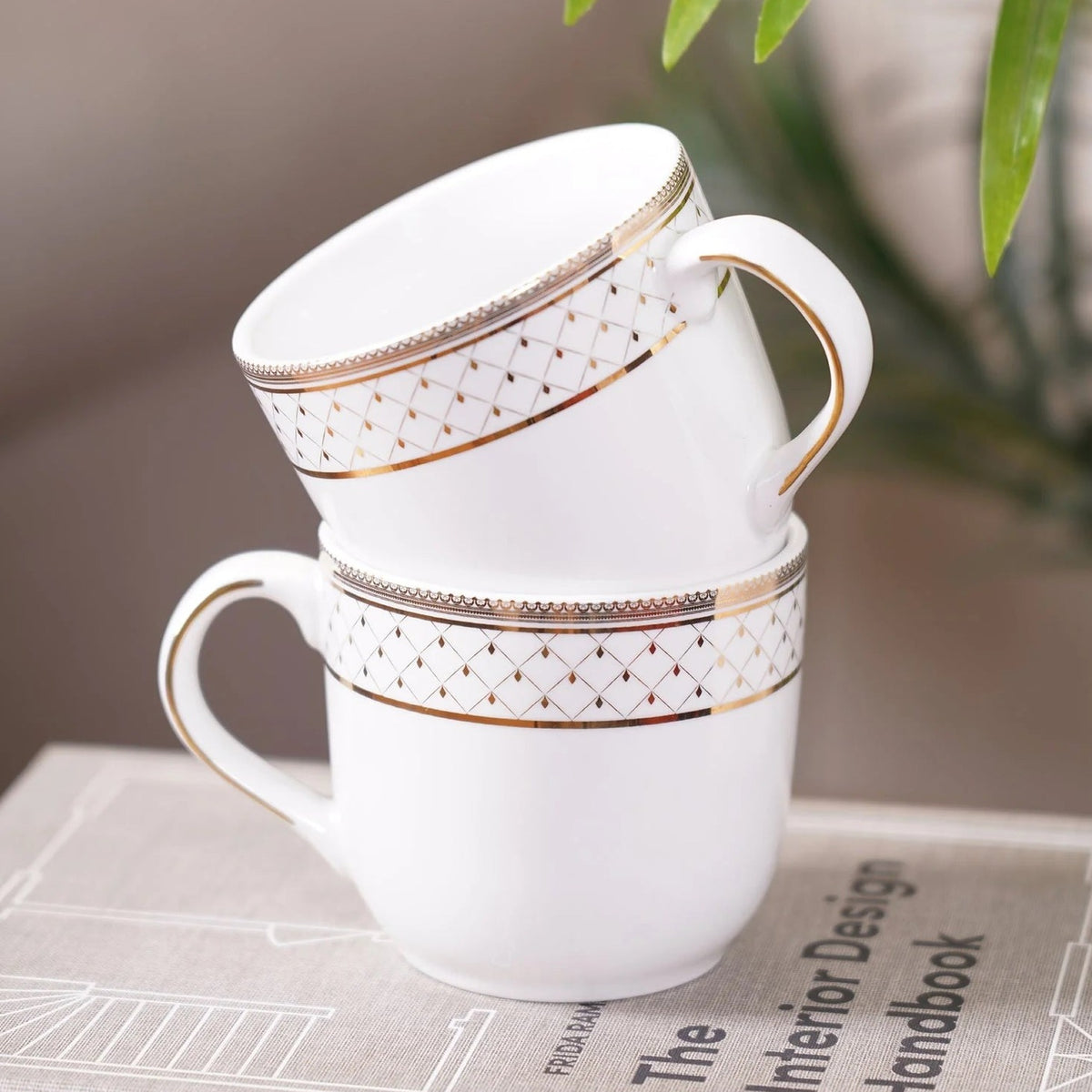 Classic Gold Interlaced Mug – Monno Ceramic