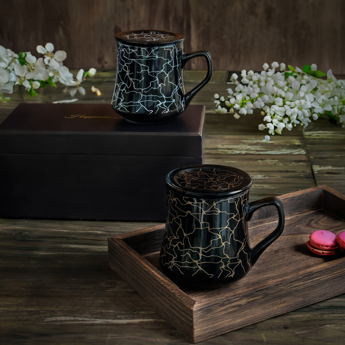 Eclipse Crackle Combo Mug – Monno Ceramic