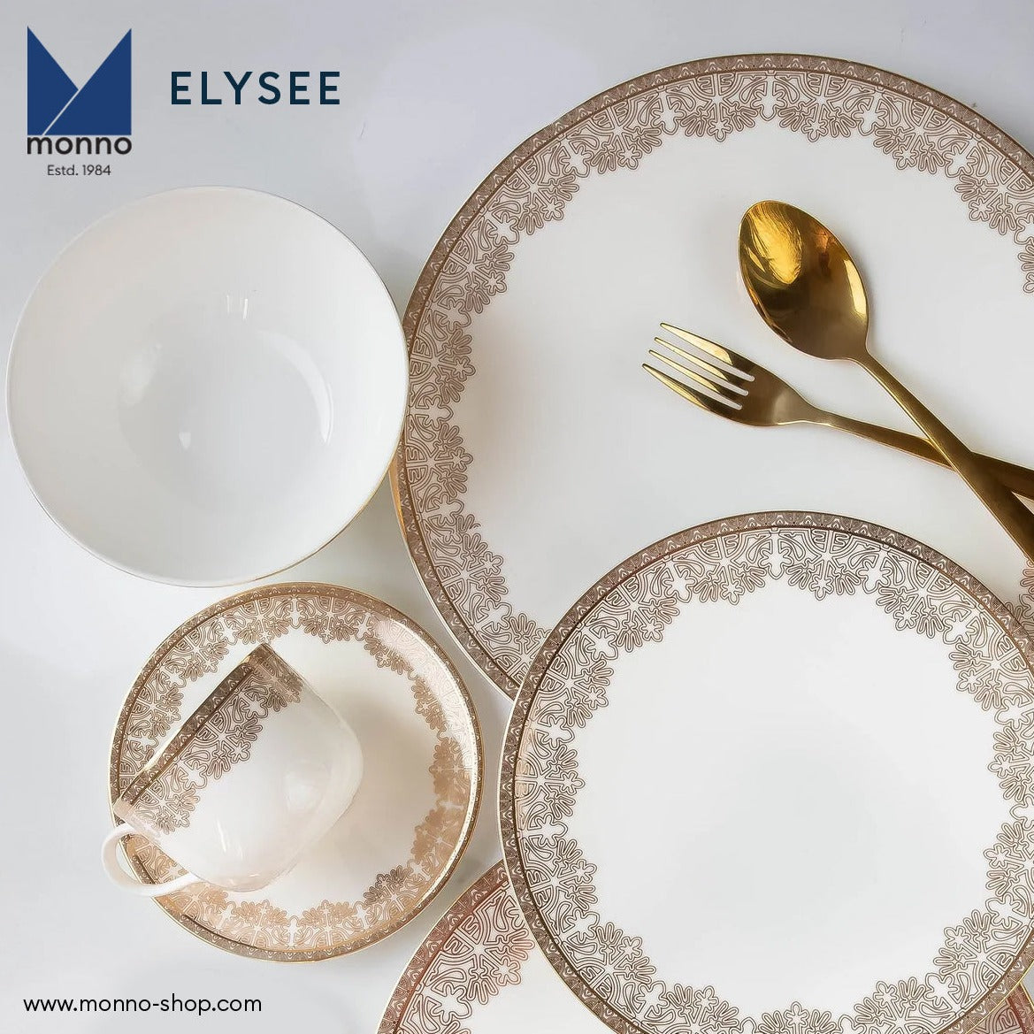 Elysee Dinner Set – Monno Ceramic