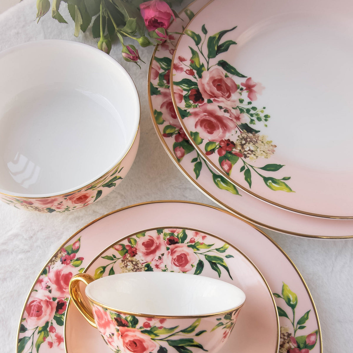 Garland Dinner Set – Monno Ceramic
