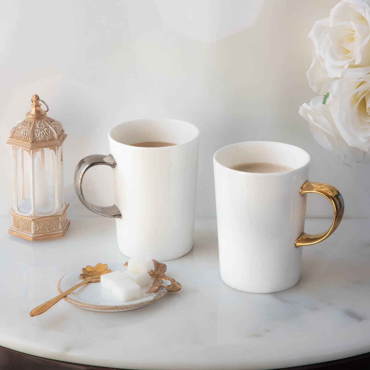 Euclid Gold and Silver Mug – Monno Ceramic