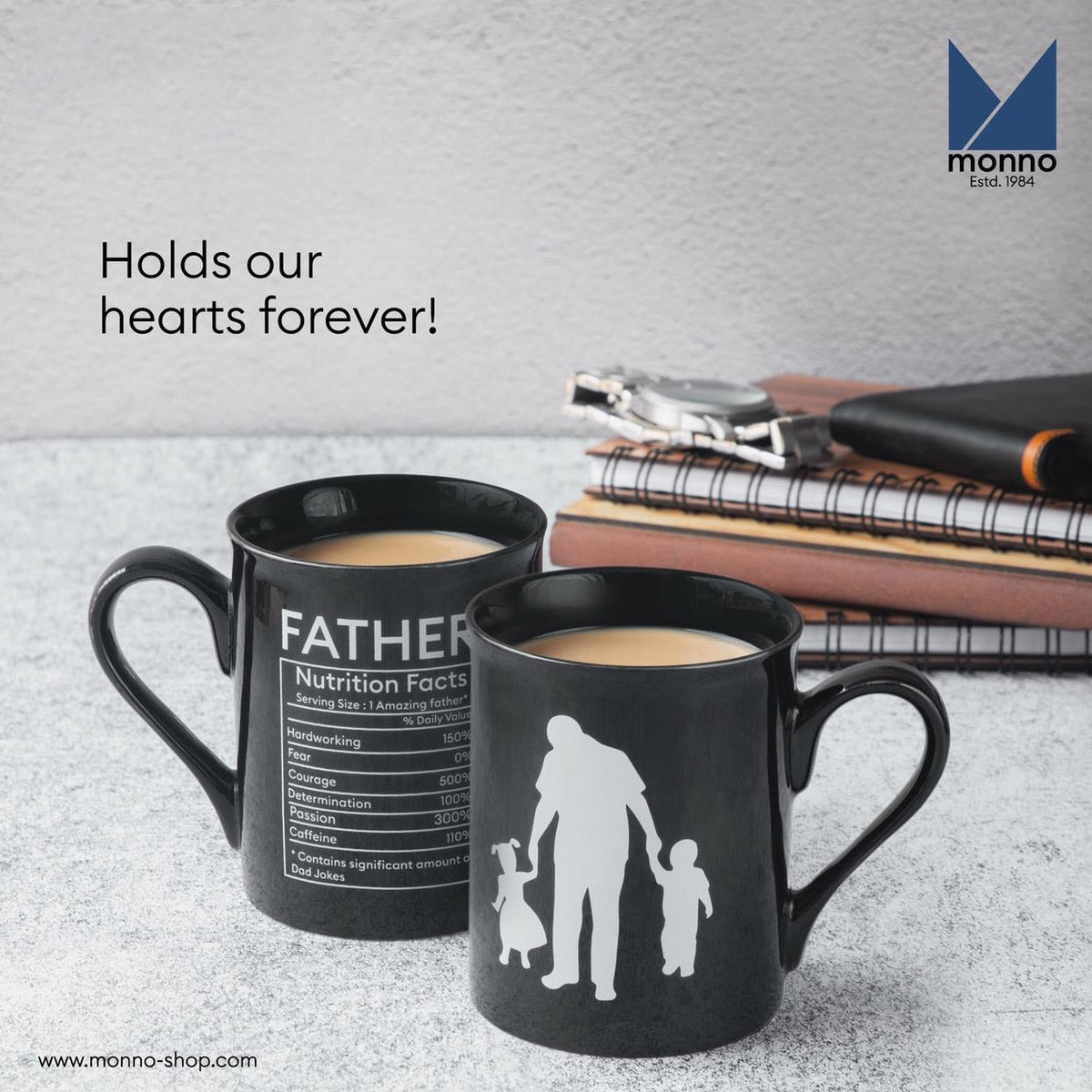 'Father' Quote Mug – Monno Ceramic