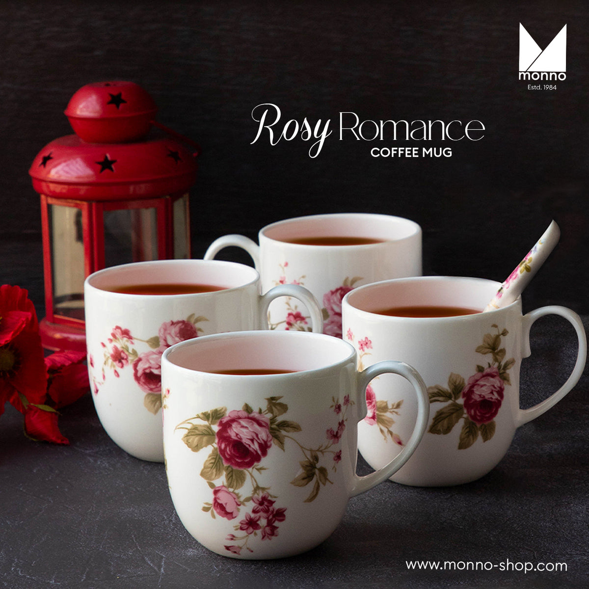 Rosy Romance Mug – Monno Ceramic